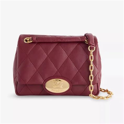 Burberry Women Small Strand Quilted Leather Shoulder Bag