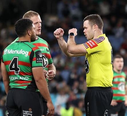 South Sydney Rabbitohs Rugby League Referee Report Liam Kennedy
