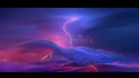 Powerful Electrical Current Energy Stock Illustration Illustration
