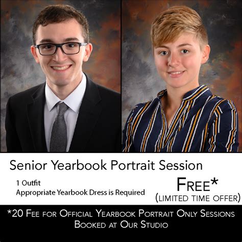Official Yearbook Portrait Session Free Vs Not Free Kandk Photography