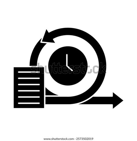Iteration Cycle Representing Continuous Improvement Stock Vector