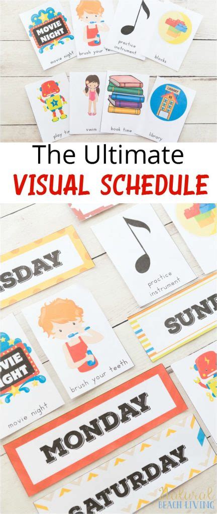 10 Free Autism Visual Schedule Printables To Try Right Now Natural