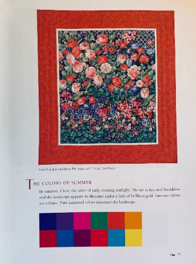 Impressionist Quilt Pattern Book Gai Perry Monet Inspired Watercolor Q