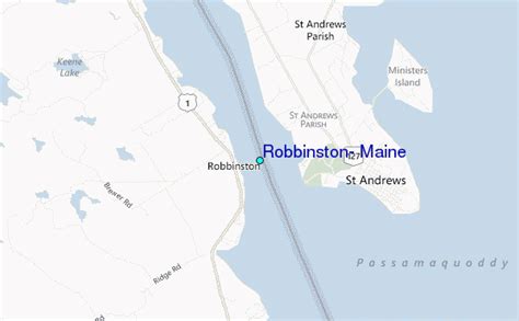 Robbinston Maine Tide Station Location Guide