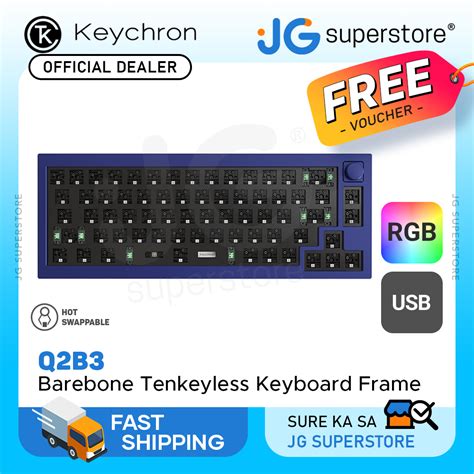 Keychron Q2 Qmk 68 Keys Custom Barebone Rgb Wired Tkl Keyboard Base Frame And Knob Hot Swappable Keychron Q2 Qmk 68 Keys Custom Barebone Rgb Wired Tkl Keyboard Base Frame And Knob Hot Swappable