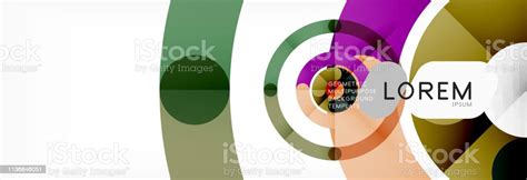 Round Linear Circle Shapes Background Stock Illustration Download