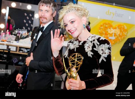Julia Garner At The Drybar Touchup Station The 74th Emmy Awards On