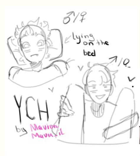 Couple Ych Lying On The Bed Ychcommishes