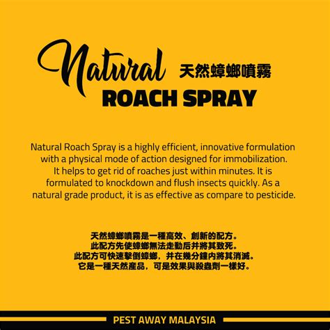 Pest Asia Natural Ant Killer Spray Roach Killer Spray Bug Killer Mite Killer Cat Flea