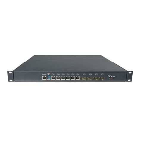 H610 1u Rackmount Server Chassis 4sfp 10g Lan Industrial Firewall