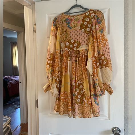 Spell Dresses Spell Patchwork Mini Dress Poshmark