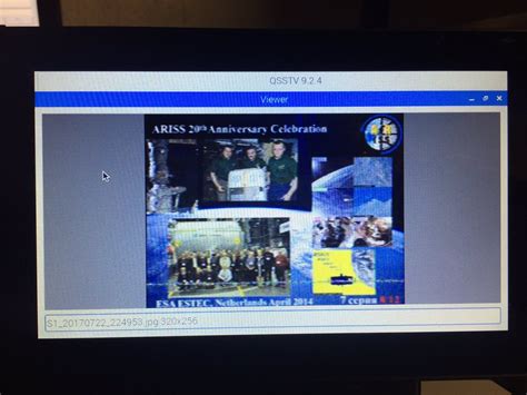 Makers Experimenters And Operators Iss Sstv Decoded On The Raspberry Pi3