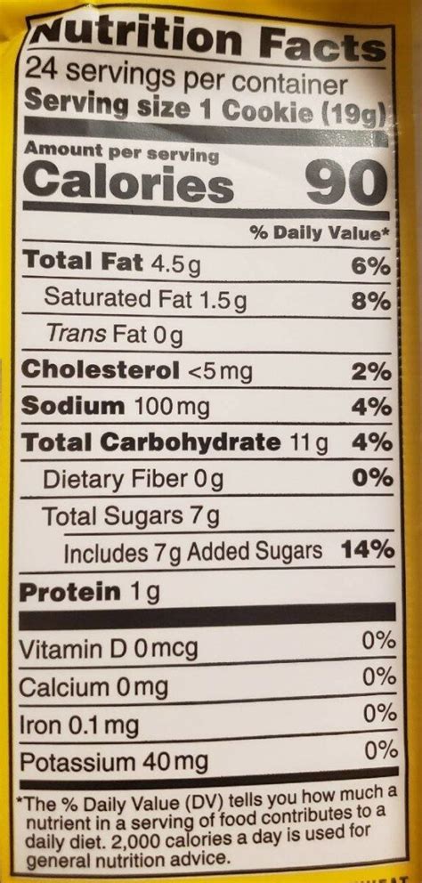 Nestle Chocolate Chips Nutrition Facts