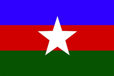 Flag I Made For A Secular State In The Levant Rvexillology