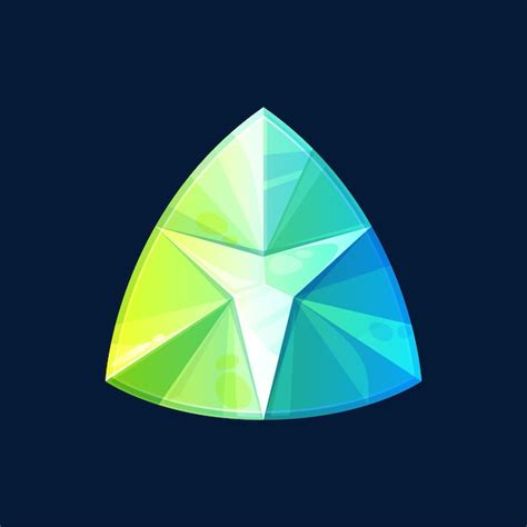 Sapphire Or Topaz Precious Gemstone Brilliant Gem Premium Vector