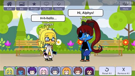 Первое в Gacha Life Undertale Rus Amino