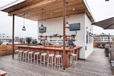 Small Rooftop Bar Design For Your Home