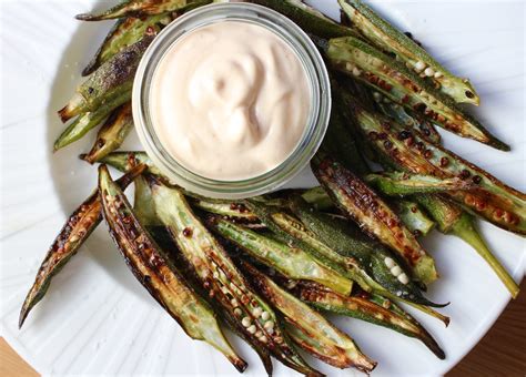 Grilled Okra Dipping Sauce