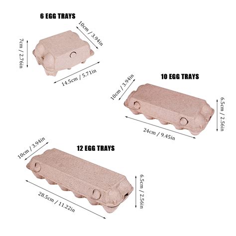 Paper Pulp Egg Storage Trays Egg Storage Cases Box Grandado