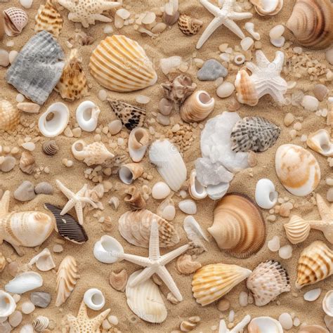 Premium Photo A Collection Of Shells On A Beach