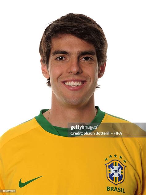 Kaka Of Brazil Poses During The Official Fifa World Cup 2010 Portrait Foto Jornalística