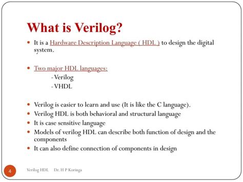 Verilog Hdl Pdf Programming Languages Computing