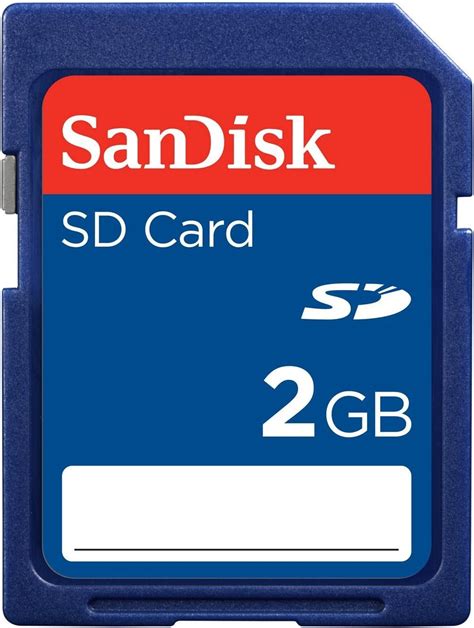 Sandisk 2gb Secure Digital Sd Memory Card Electronics
