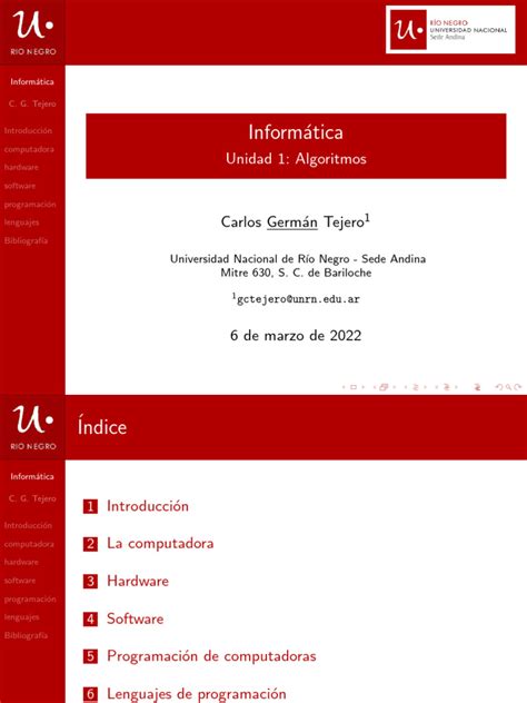 Unidad 1 Algoritmos Pdf Programación Programa De Computadora