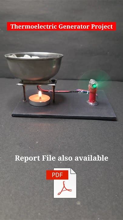 Thermoelectric Generator Project Physics Working Model For Class 12