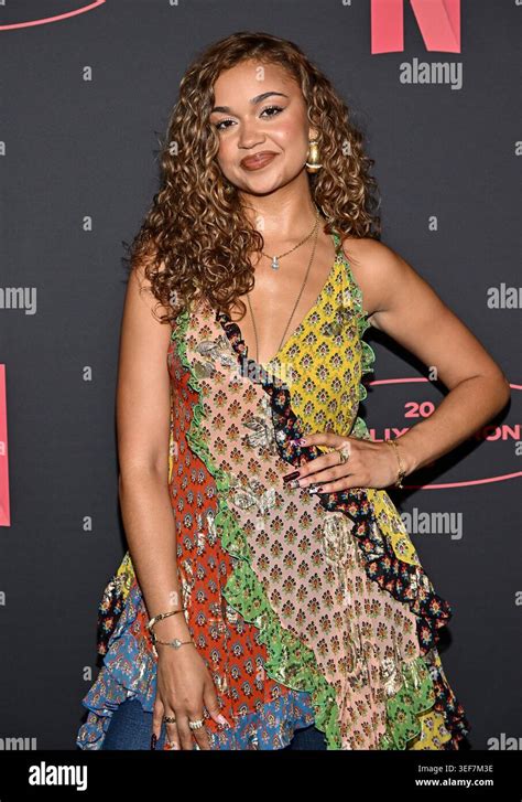 Madison Bailey Attends The Netflix Upfront At Sunset Pier 94 Studios On