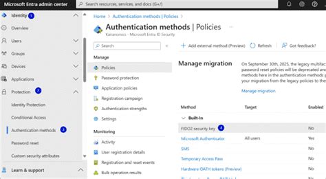Enable Microsoft Entra Id Passkey Authentication 4sysops
