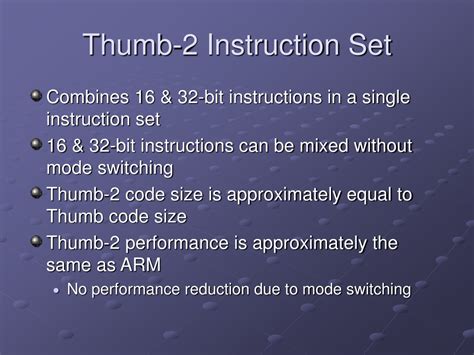 PPT Instruction Set Architecture ISA For Low Power PowerPoint Presentation ID