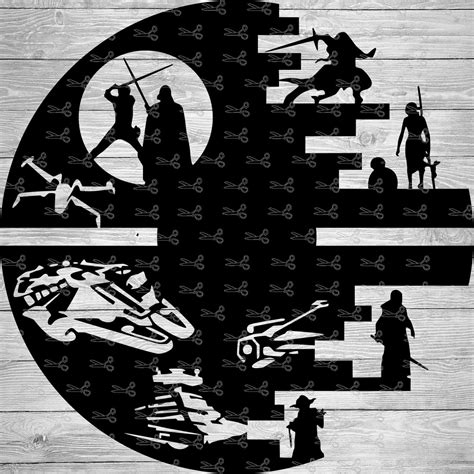 Death Star Svg Eps And Png Files Digital Download Files For Cricut