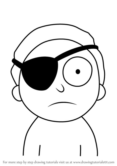 How To Draw Evil Morty From Rick And Morty Rick And Morty Step By
