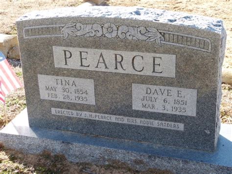 David Erby Pearce 1851 1935 Mémorial Find A Grave