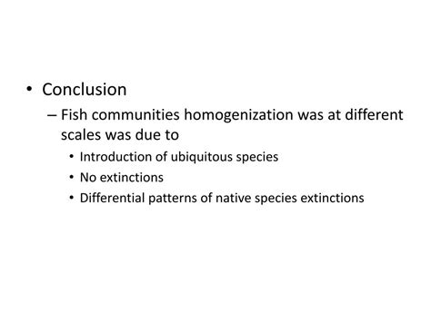 Ppt Biotic Homogenization Powerpoint Presentation Free Download Id