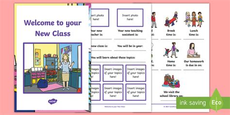 Welcome To Your New Class Booklet Teacher Made