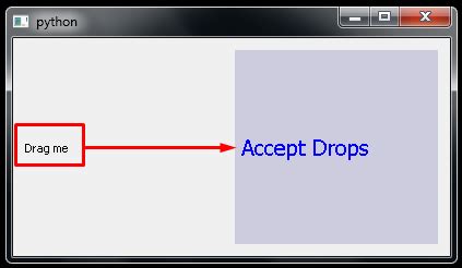 python 在 PyQt 中没有触发 dropEvent Stack Overflow中文网