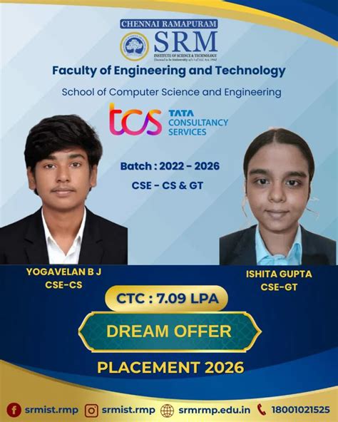 Placement Srm Ramapuram Srmist Ramapuram