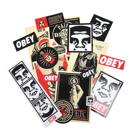Obey Obey Sticker Pack — Pure Vinyl Audio
