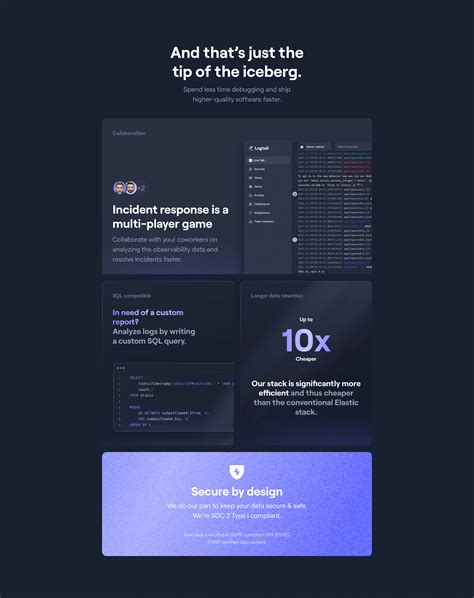 better stack home page section grid features feature section design