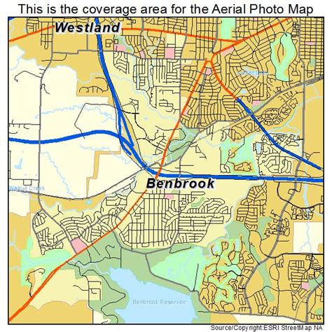 Map Of Benbrook Texas