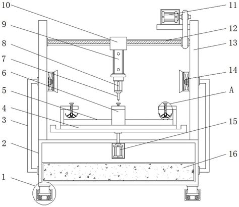 一种电机法兰生产加工用钻孔装置的制作方法