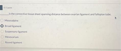 Is The Connective Tissue Sheet Spanning Distance
