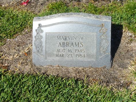 Marvin Wayne Abrams 1945 1984 Mémorial Find A Grave