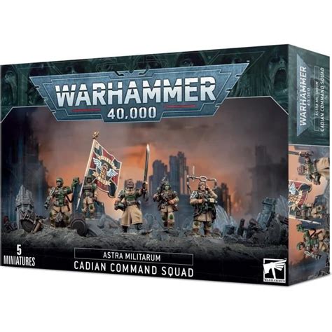 Astra Militarum Escouade De Commandement Cadienne 2023 99120105102 Games Workshop