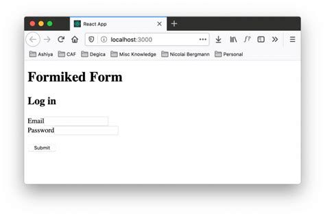 Building Better React Forms With Formik Tacchi Studios