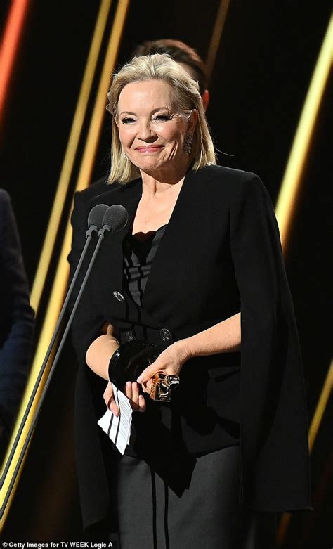 2024 Logie Awards Rebecca Gibney Reflects On Being Hugh Jackmans