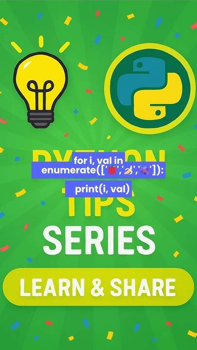 💡python Tip 3 Counting In Python Let Enumerate Do The Heavy