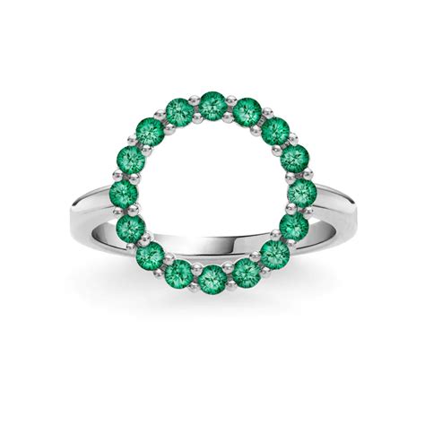 Infinity Emerald Ring Temple And Grace Au